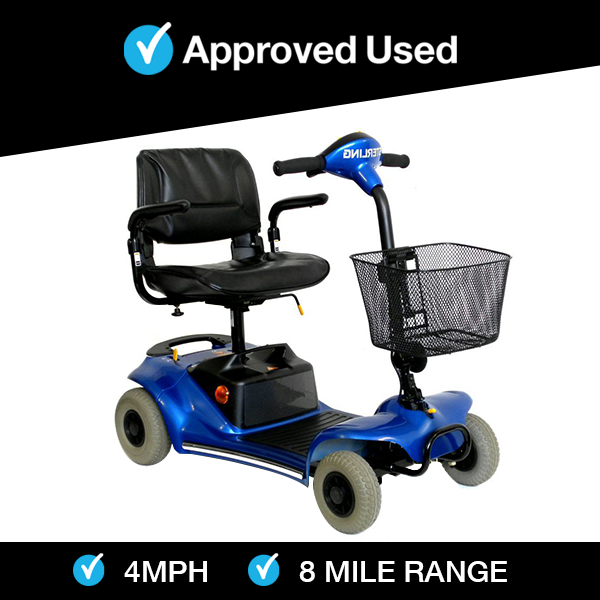 The Sterling Pearl In Blue | Eden Mobility | Mobility Scooter